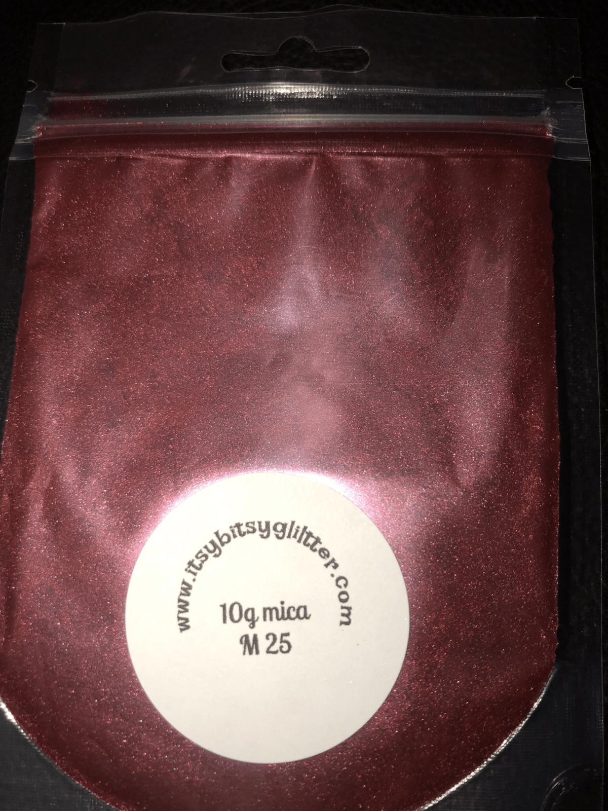 Mica M25 Maroon Wine Pearl 10g – Itsy Bitsy Glitter